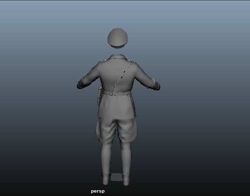 3D model Police Uniform Low Poly VR / AR / low-poly | CGTrader
