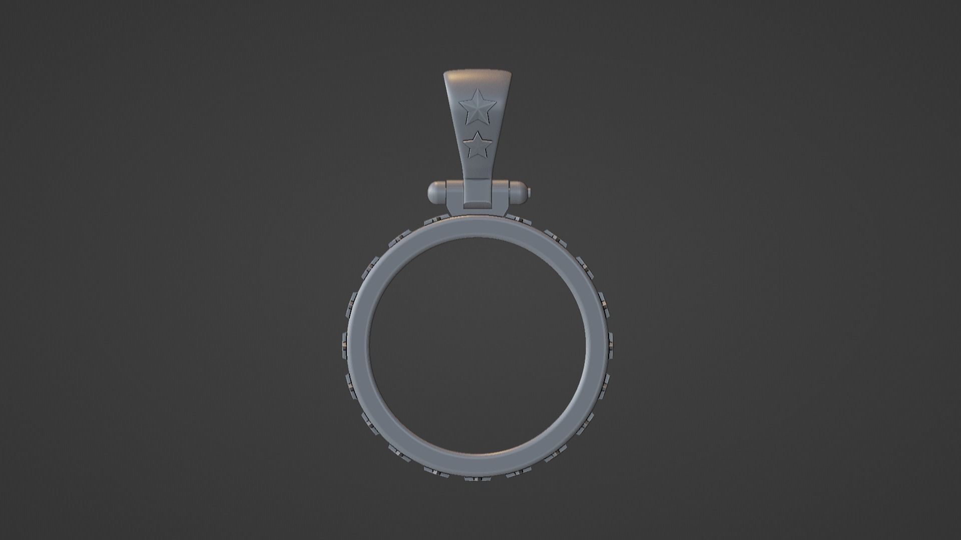 CUSTOM 1 oz American gold coin mount 3D model 3D printable | CGTrader