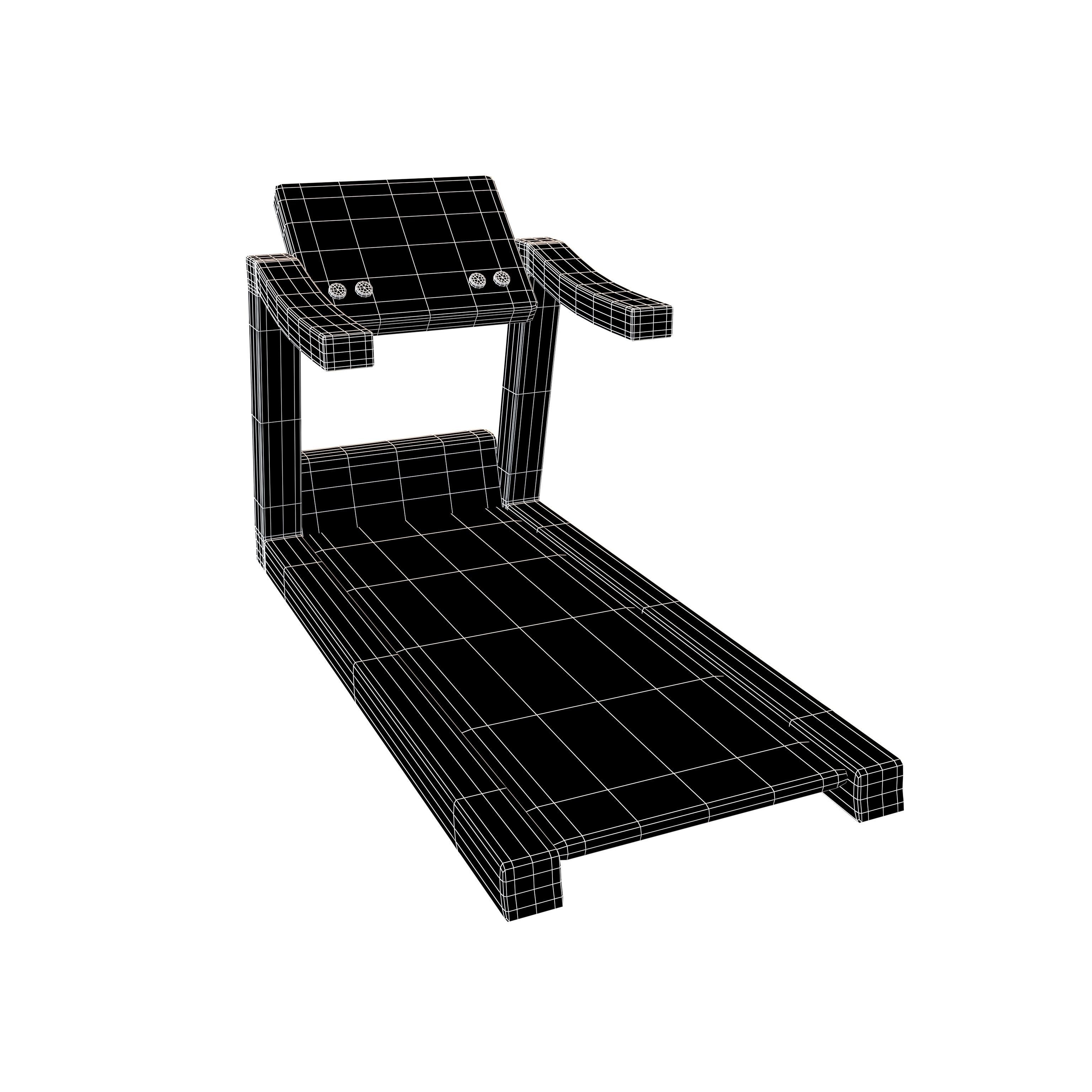 3D model Cartoon Treadmill v1 001 VR / AR / low-poly | CGTrader