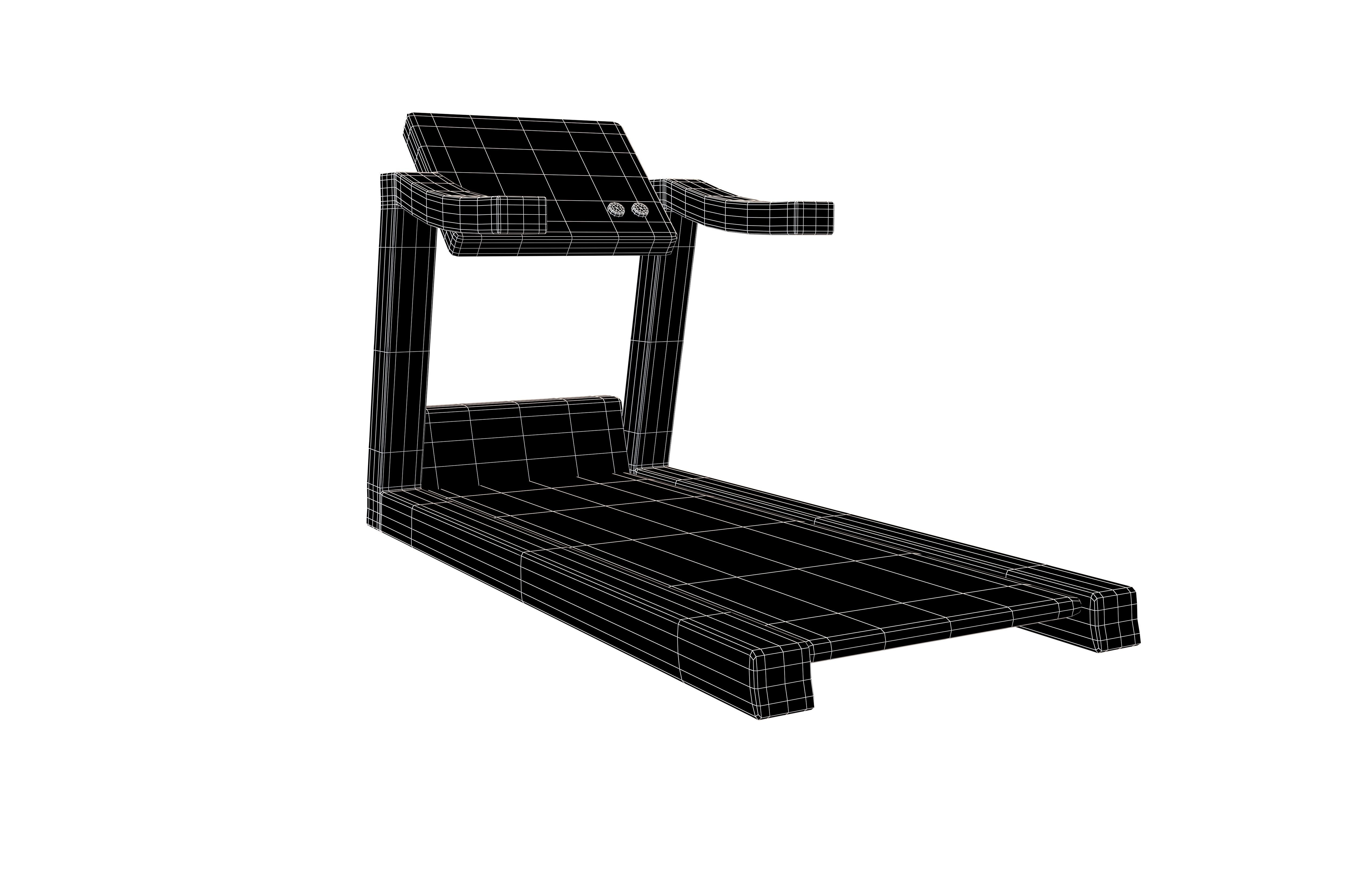 3D model Cartoon Treadmill v1 001 VR / AR / low-poly | CGTrader