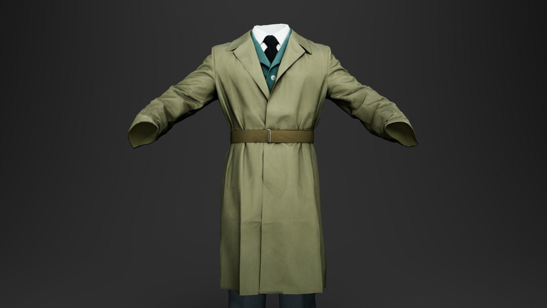 3D model Officer Uniform Police VR / AR / low-poly | CGTrader
