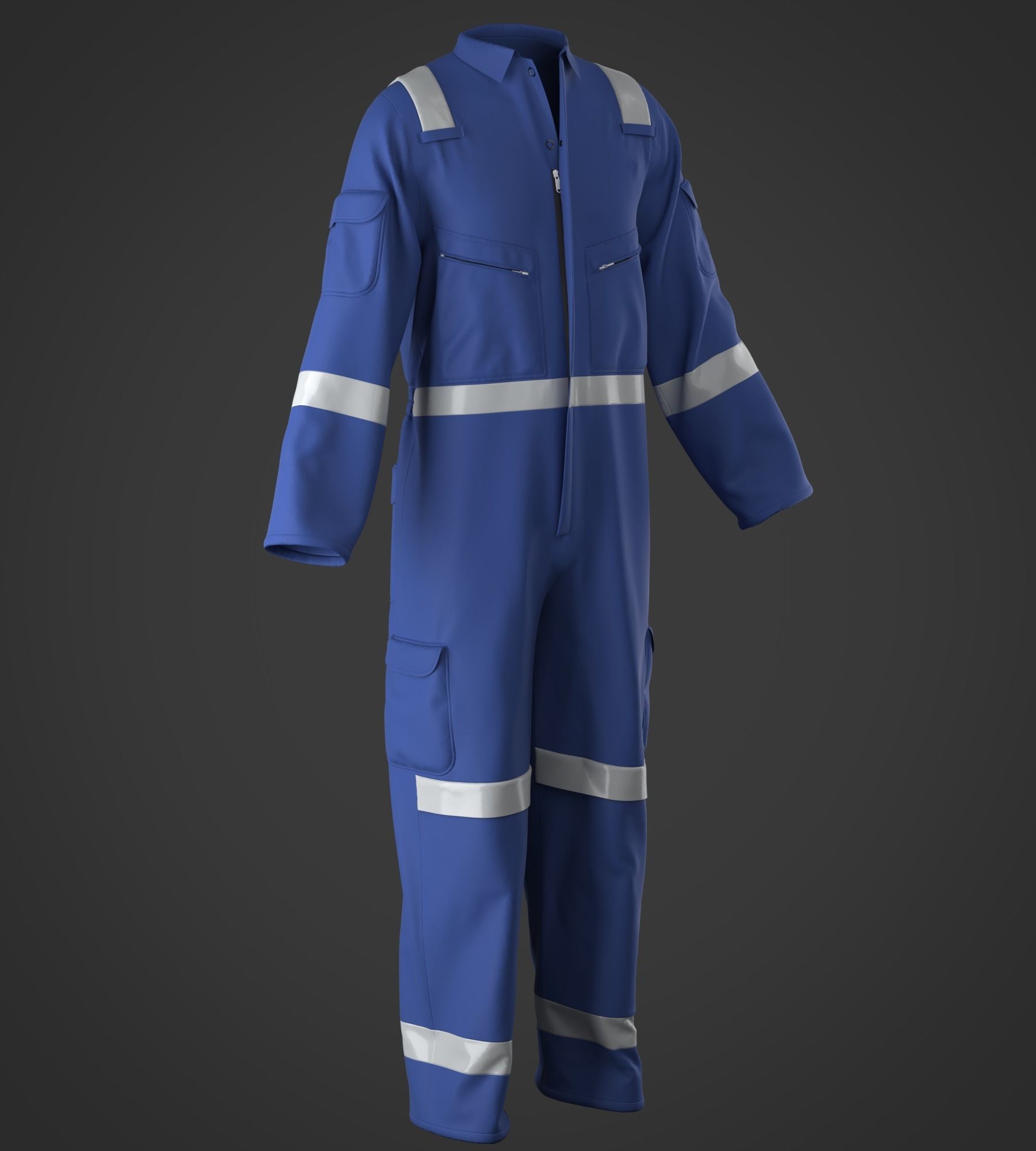 3 safetywear CLO3D fbx obg 3D model | CGTrader