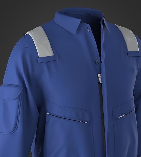 3 safetywear CLO3D fbx obg 3D model | CGTrader
