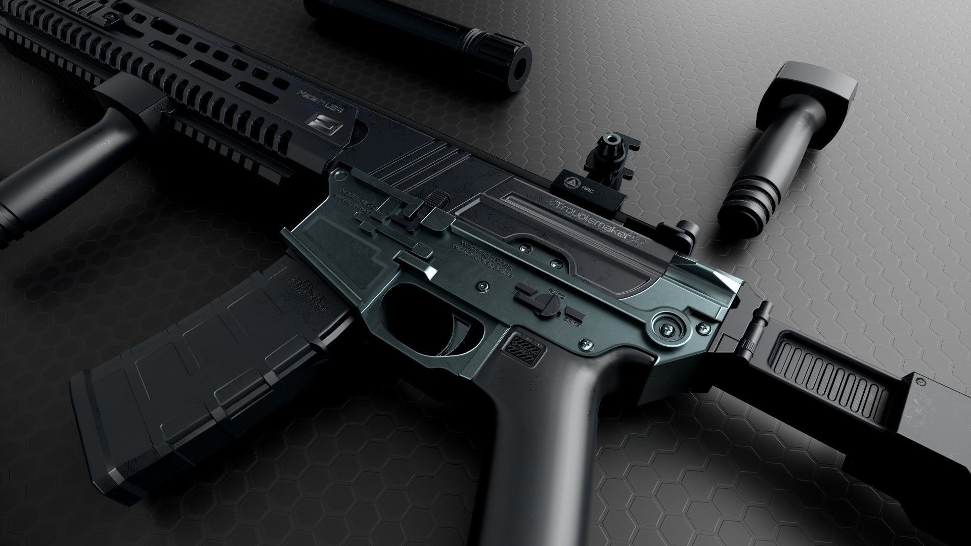 3D model RM 31 Assault Rifle VR / AR / low-poly | CGTrader
