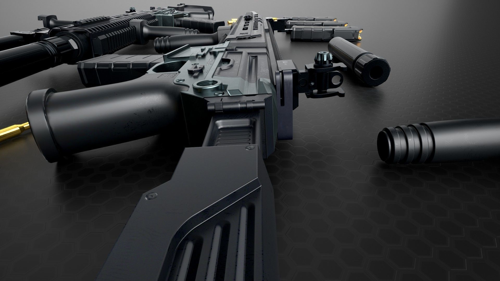 3D model RM 31 Assault Rifle VR / AR / low-poly | CGTrader