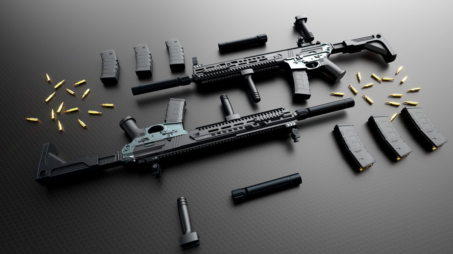 3D model RM 31 Assault Rifle VR / AR / low-poly | CGTrader