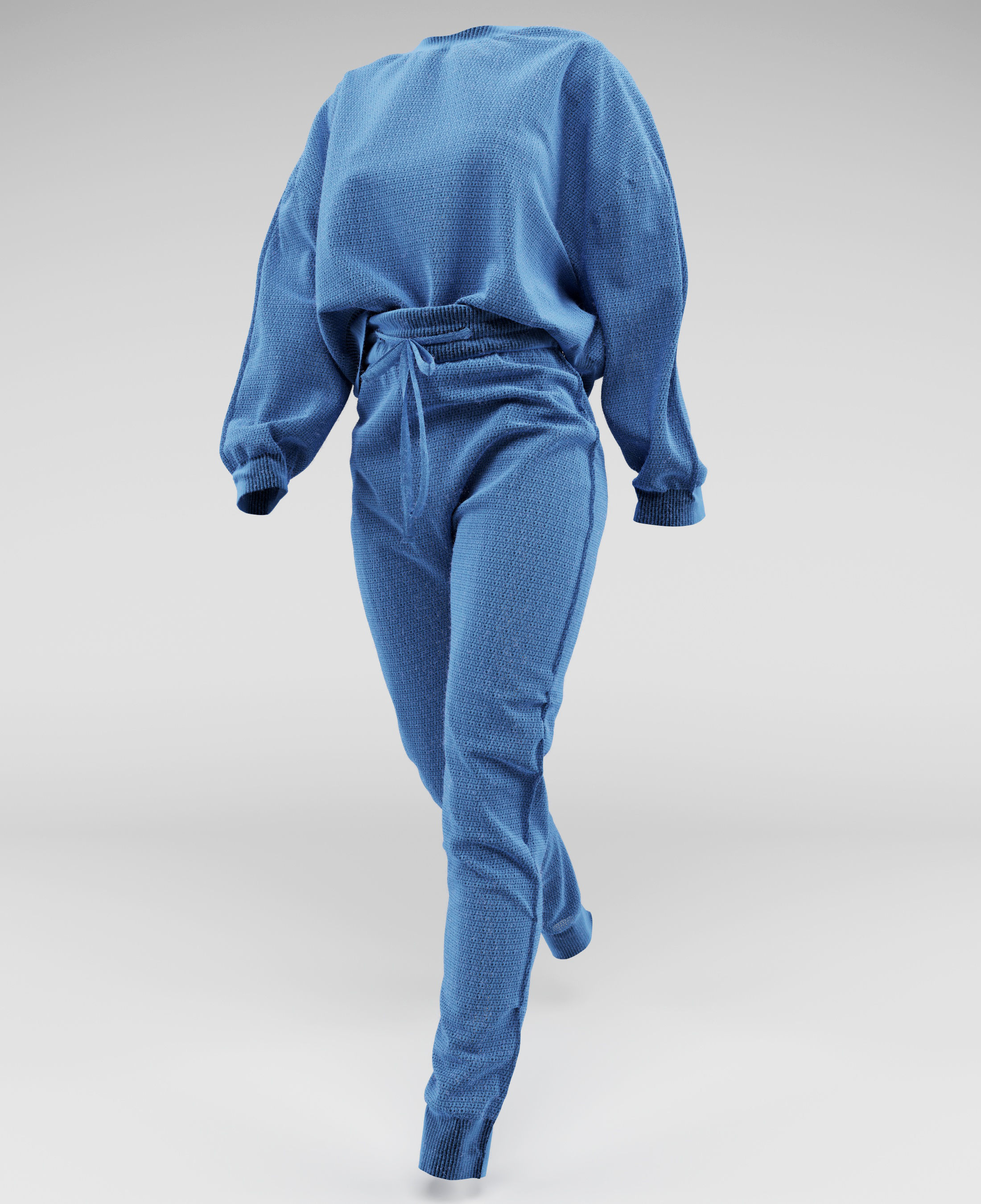 3 realistic knit outfits 3D model rigged | CGTrader