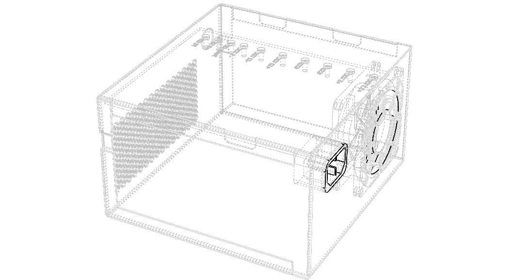 PC Power Supply Case 3D model rigged | CGTrader