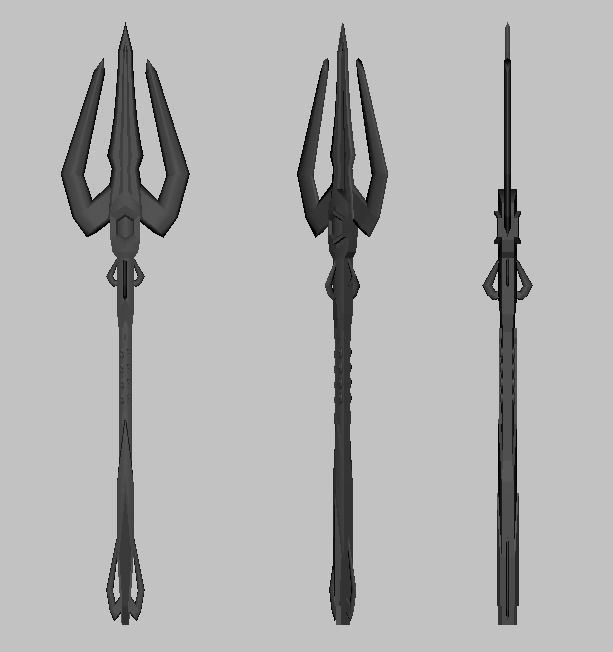 Trident Model free 3D model | CGTrader