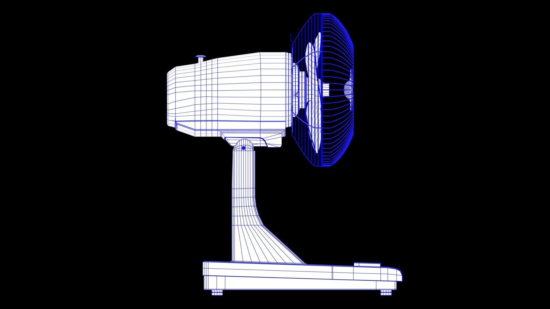 Japaneses Retro Fan free 3D model | CGTrader