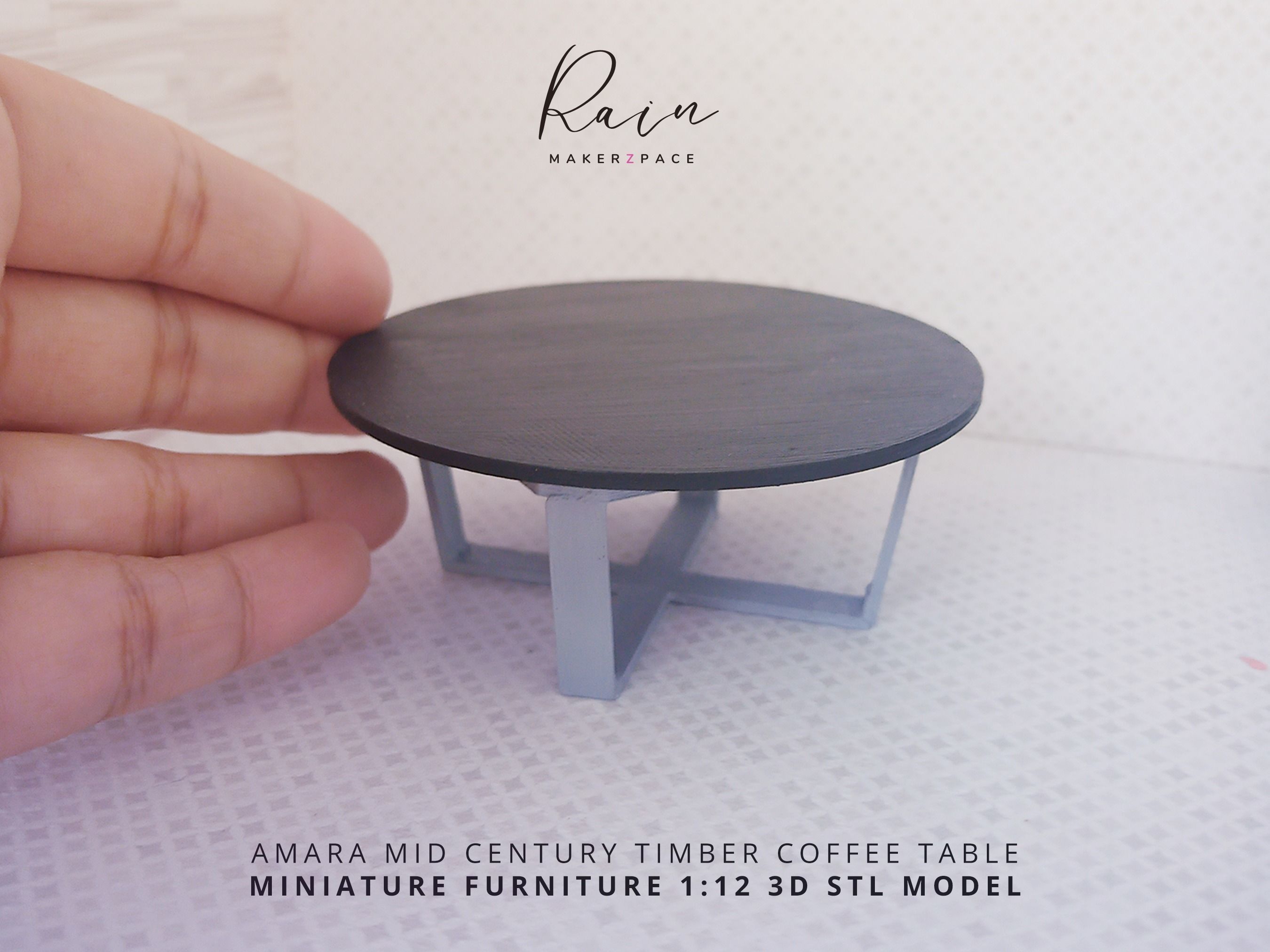 AMARA INSPIRED MID CENTURY COFFEE TABLE 3D model 3D printable | CGTrader