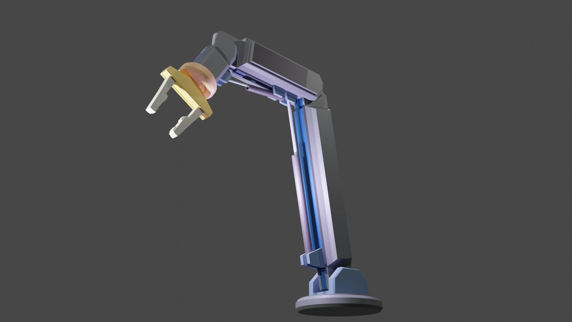 industrial robot arm 3D model animated | CGTrader
