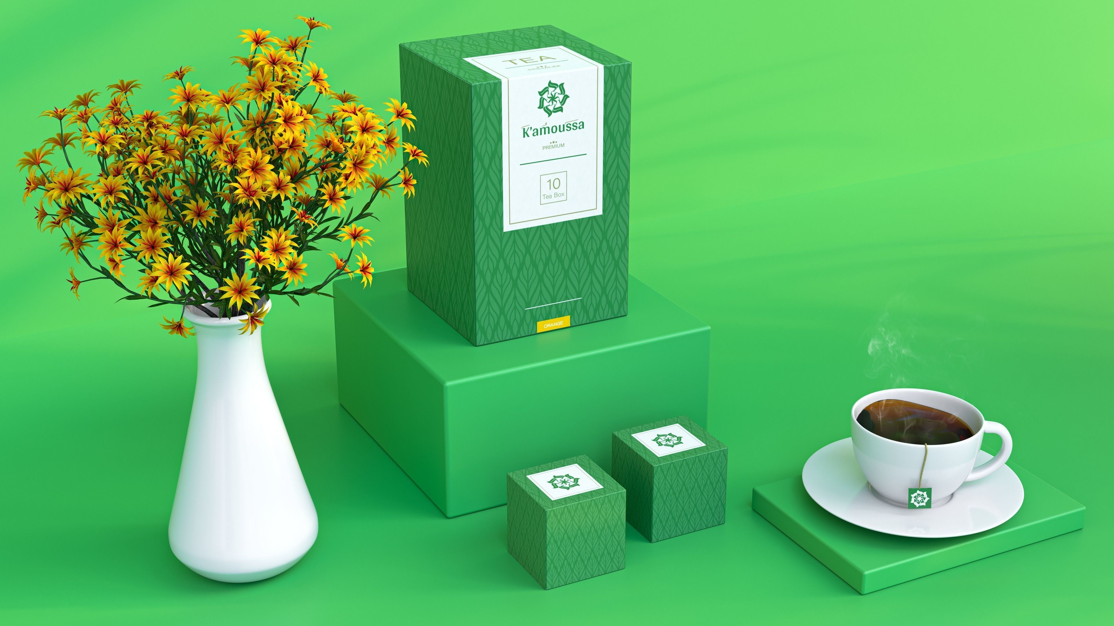 Packaging moroccan tea 3D model | CGTrader