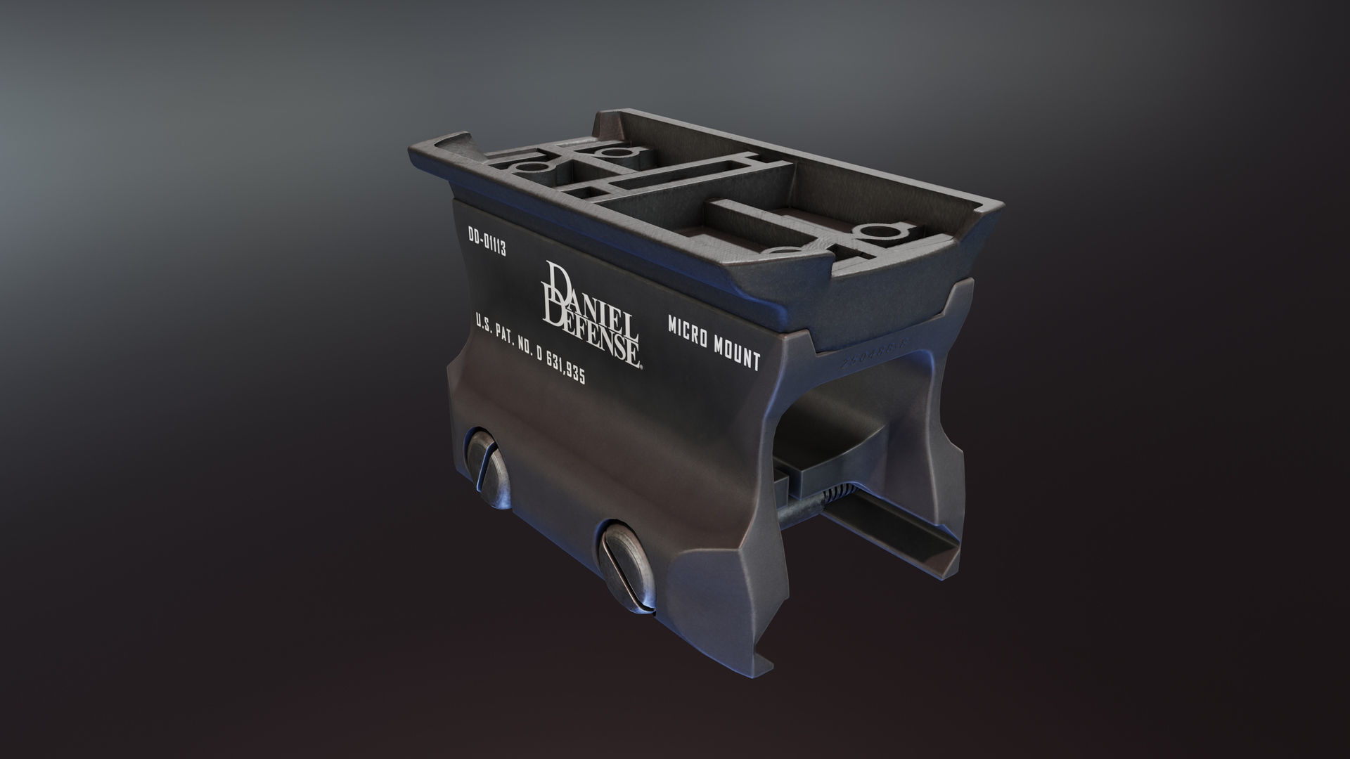 3D model DD T1 Micro Mount Stand VR / AR / low-poly | CGTrader