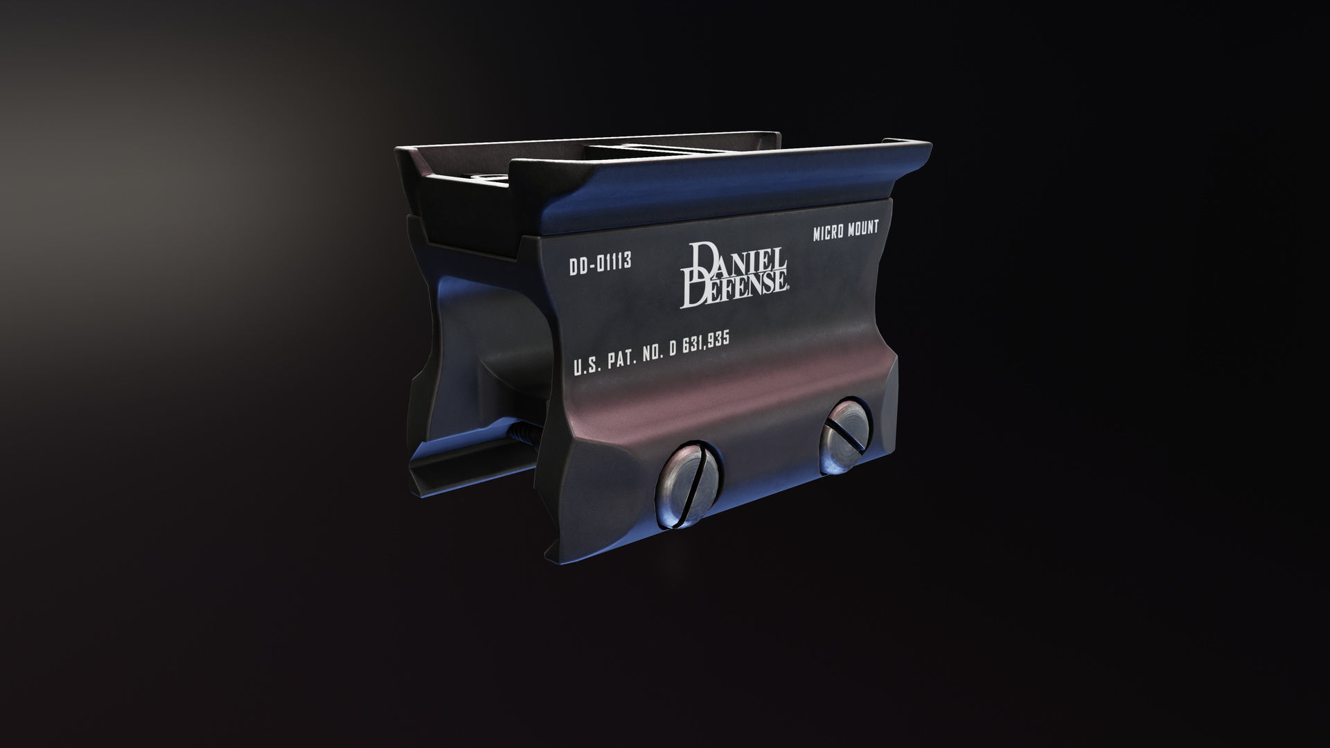 3D model DD T1 Micro Mount Stand VR / AR / low-poly | CGTrader