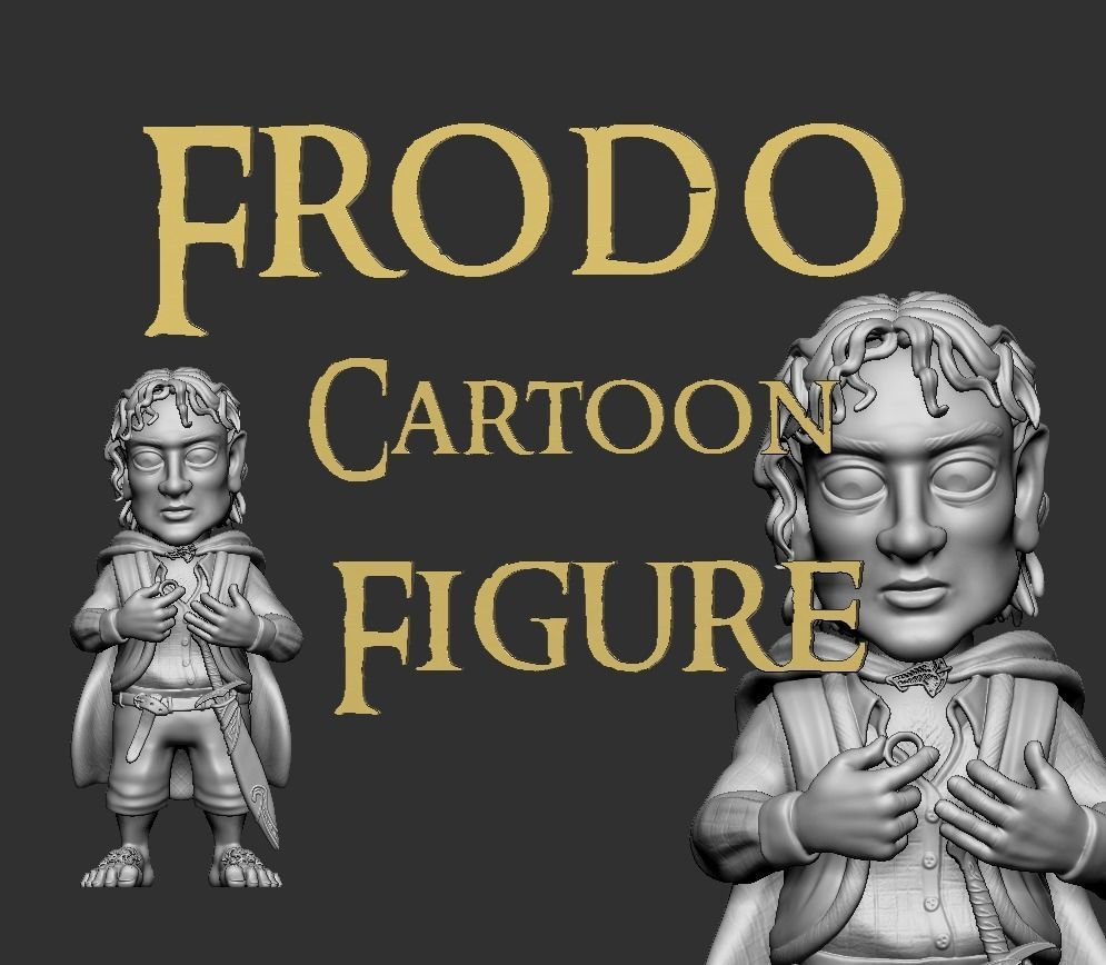 Frodo from Lord of the Rings - Cartoon Figure free 3D model 3D ...