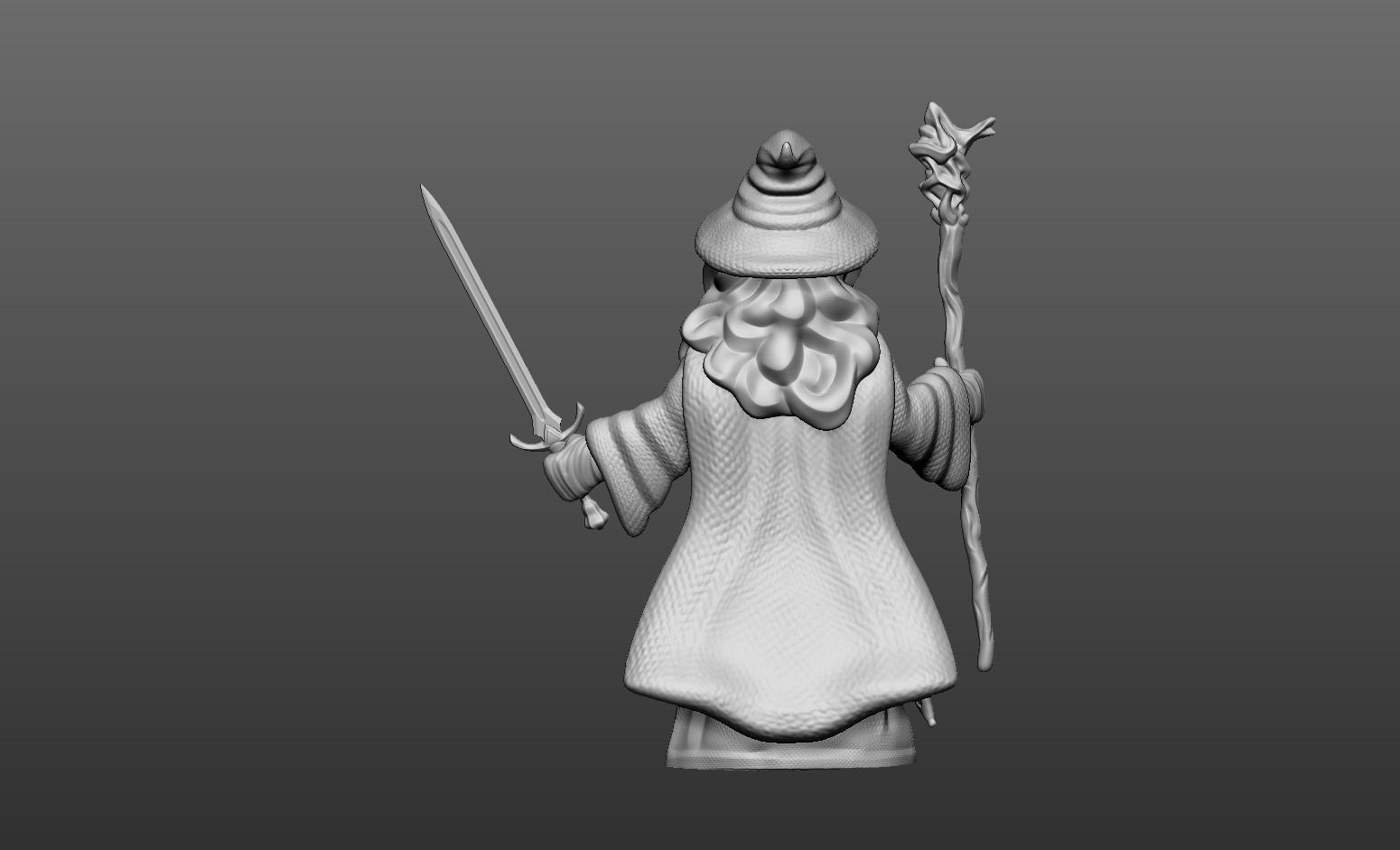Gandalf from Lord of the Rings - Cartoon Figure 3D model 3D printable ...