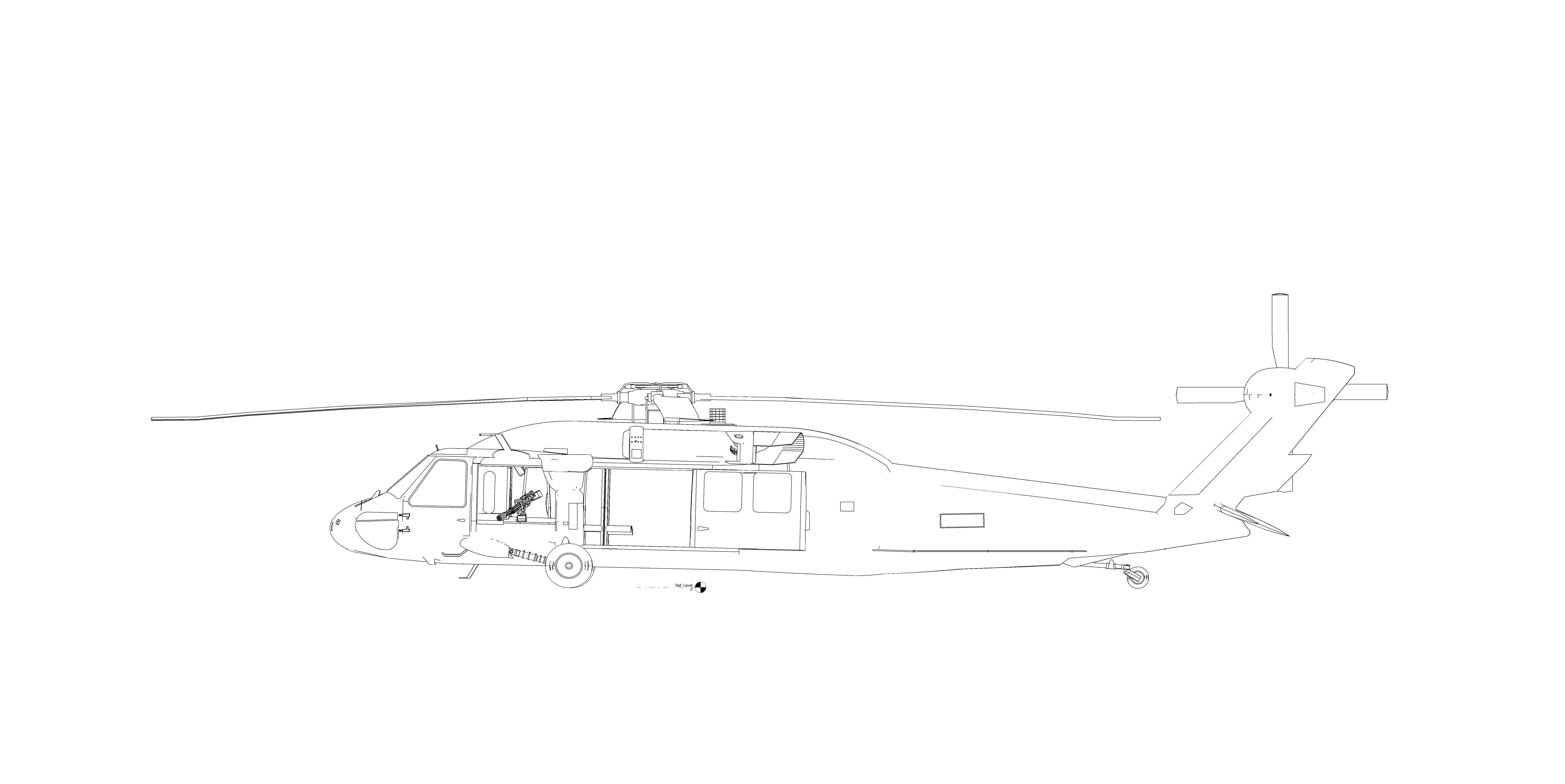 MH60J Black Hawk MODEL REVIT 2023 3D model 3D printable | CGTrader