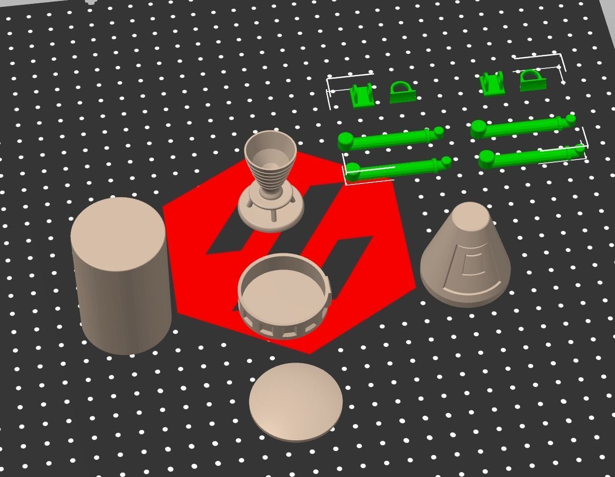 spaceflight simulator rocket 3D model 3D printable | CGTrader