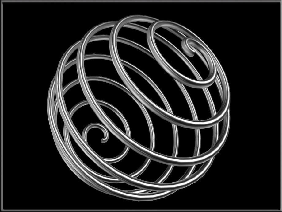 3D model Spiral Spring Ball for Shaker Cup VR / AR / low-poly | CGTrader