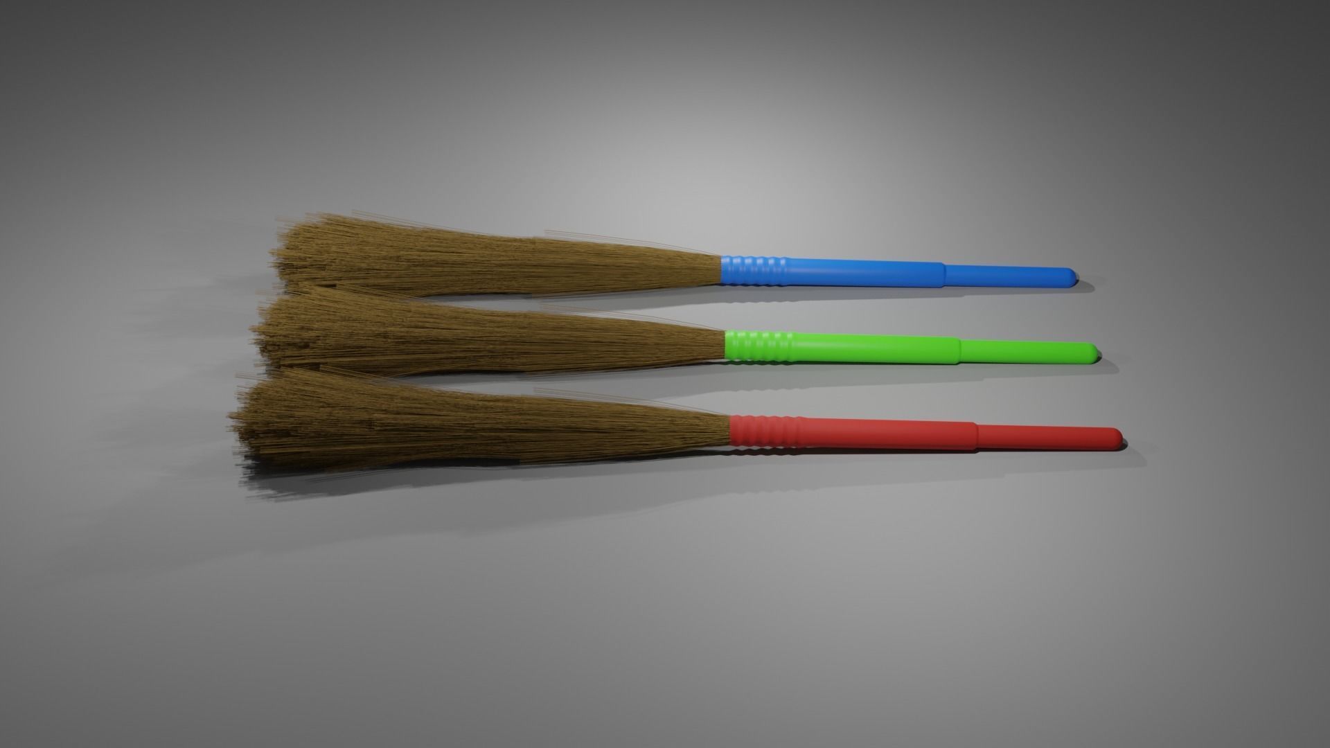 Indian Broom Stick 3D model | CGTrader