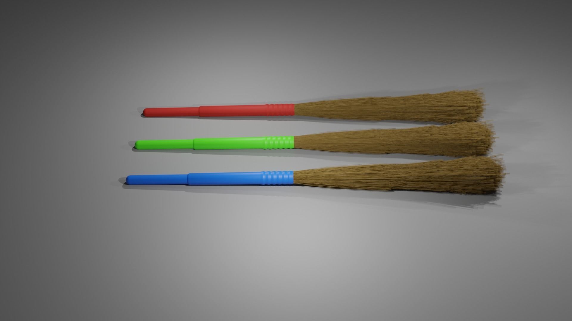 Indian Broom Stick 3D model | CGTrader