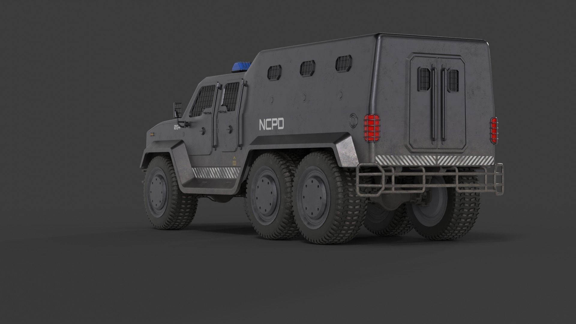 Police APC 3D model | CGTrader