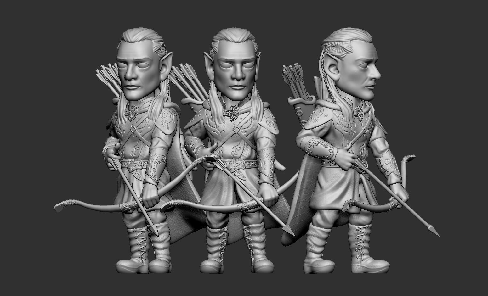 Legolas from Lord of the Rings - Cartoon Figure 3D model 3D printable ...