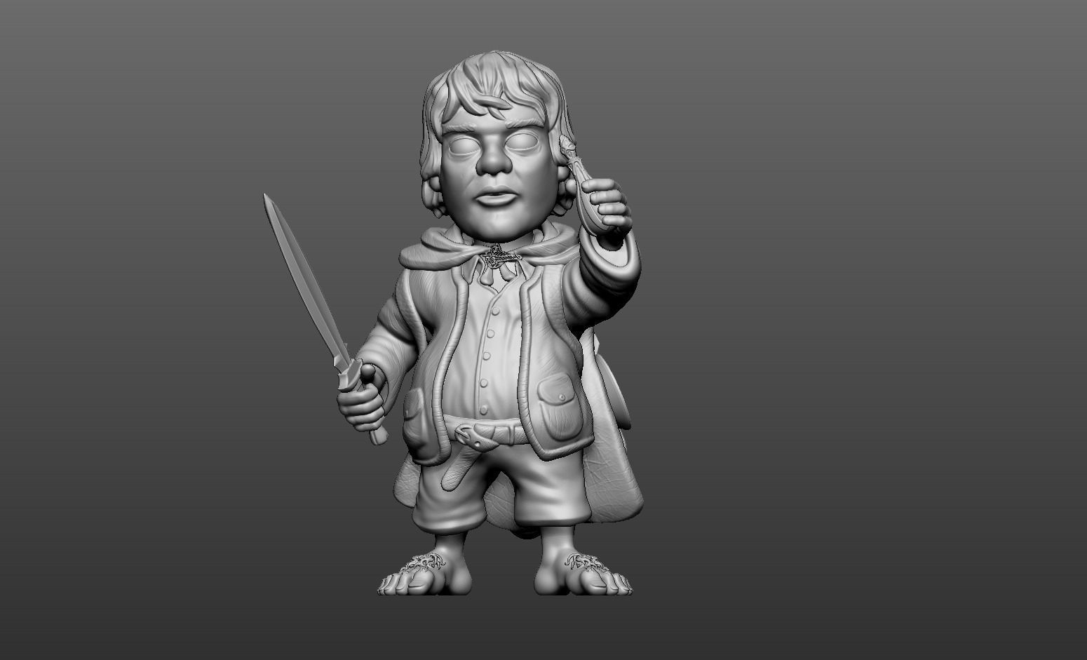 Samwise from Lord of the Rings - Cartoon Figure free 3D model 3D ...