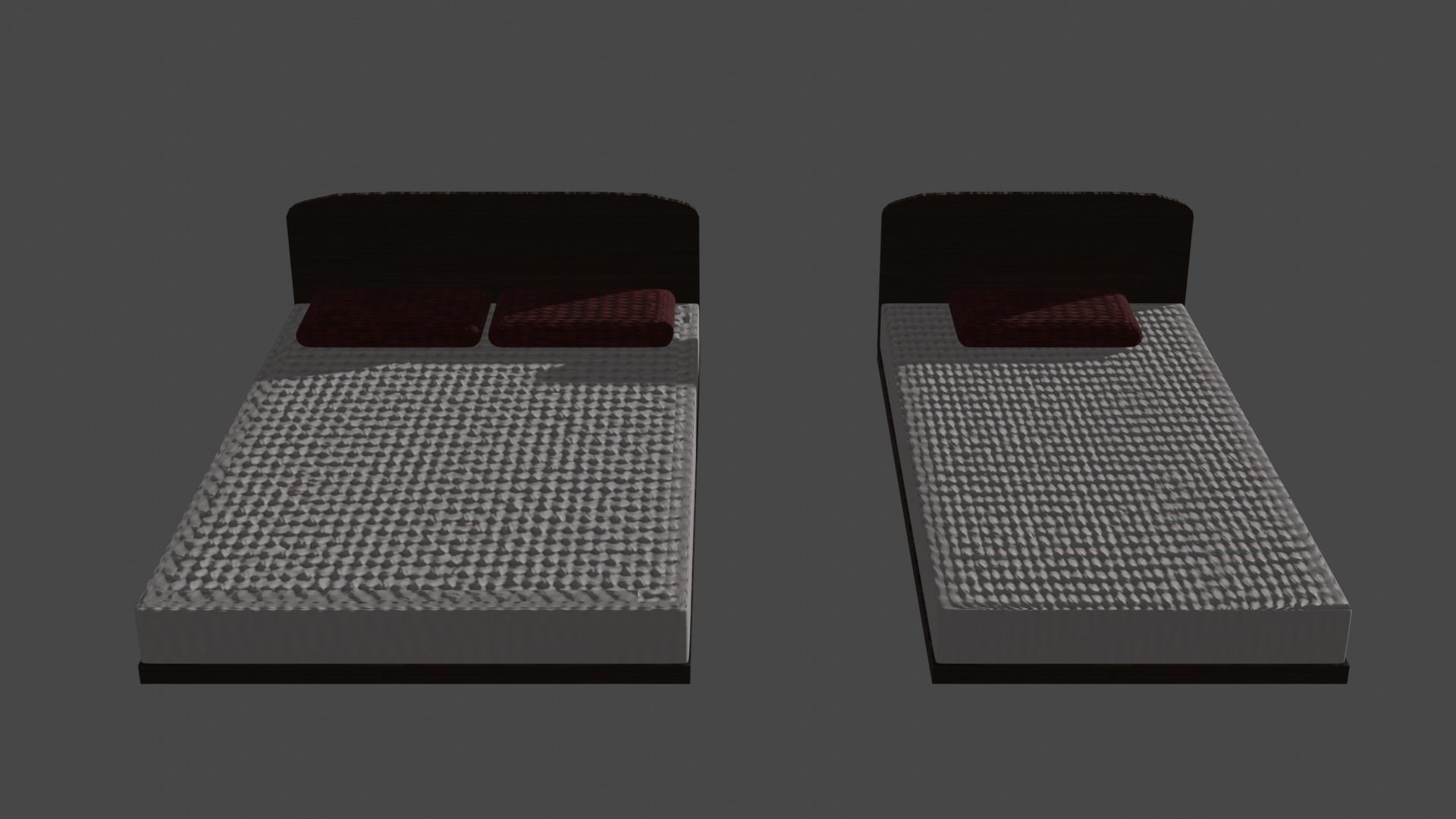 Free Blender Bed Models free VR / AR / low-poly 3D model | CGTrader