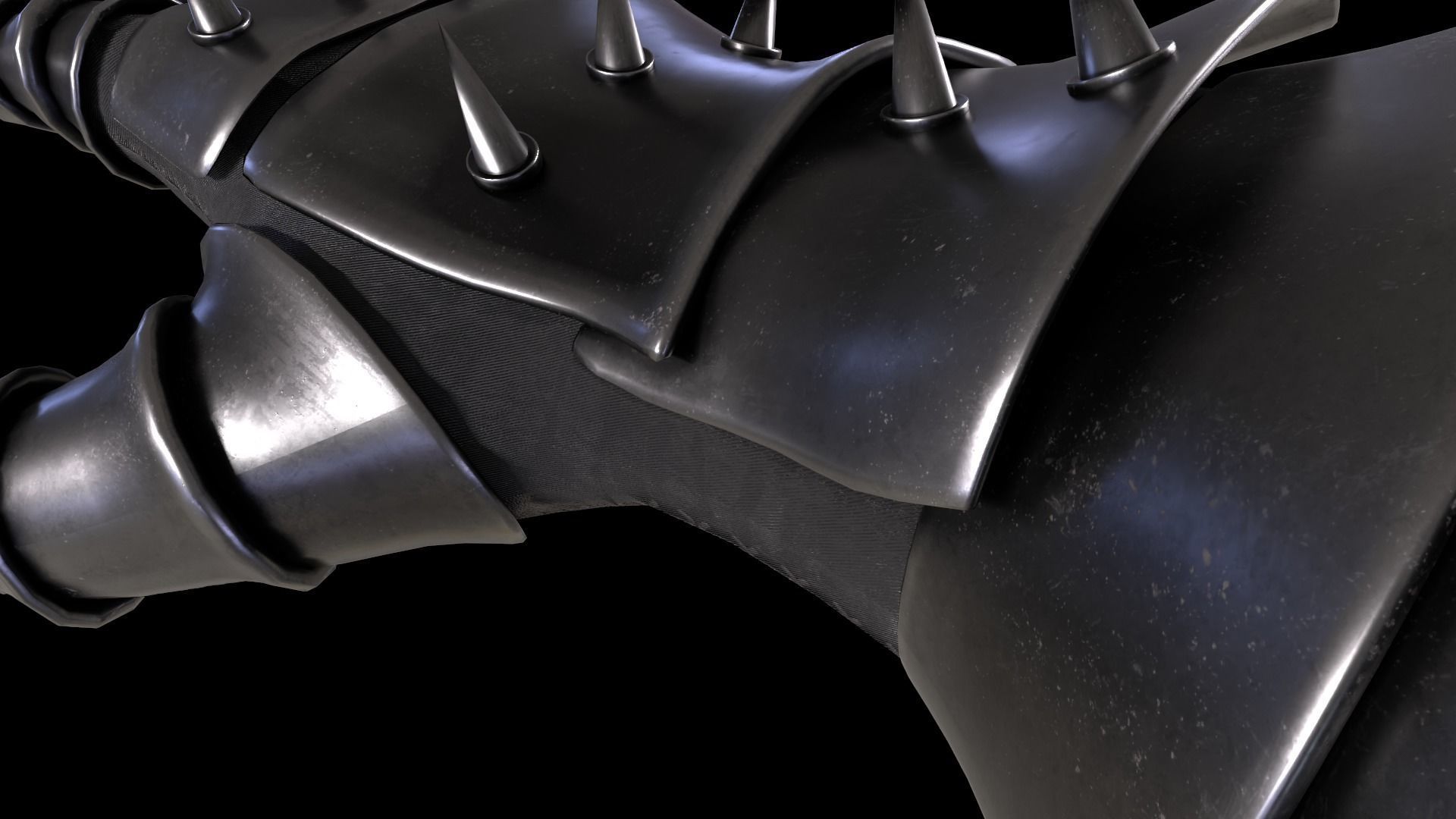 3D model dark fantasy medieval glove VR / AR / low-poly | CGTrader