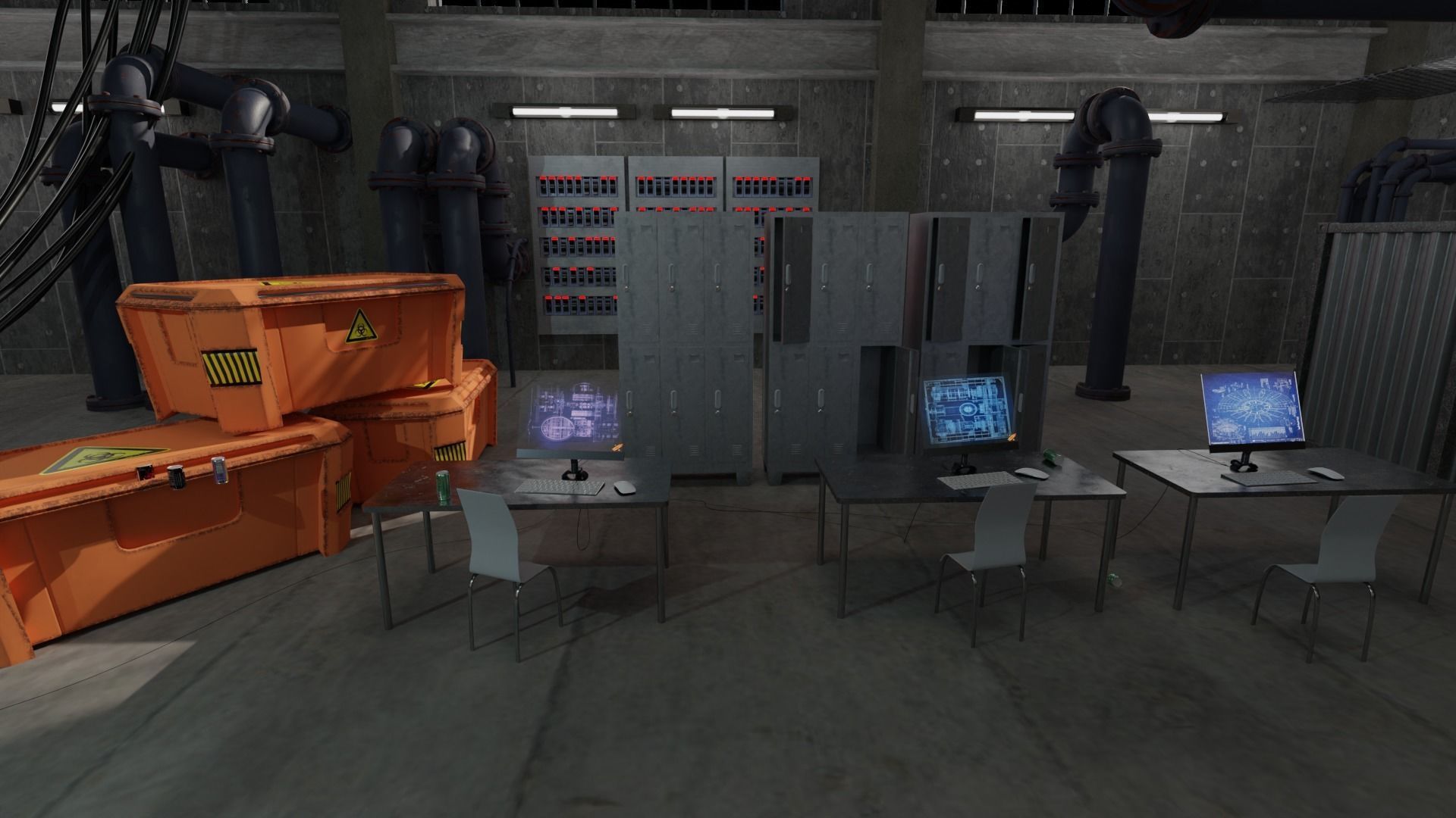 Factory Lab 3D model | CGTrader