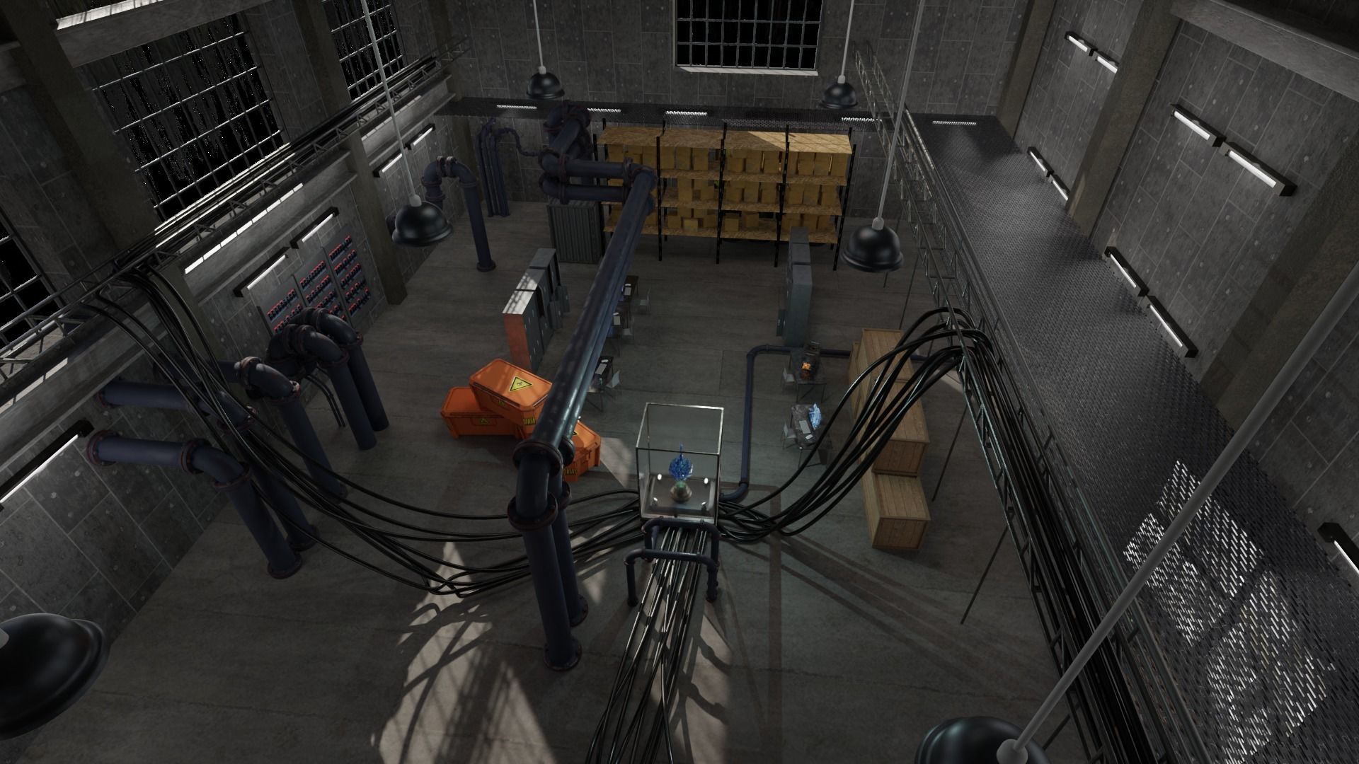 Factory Lab 3D model | CGTrader