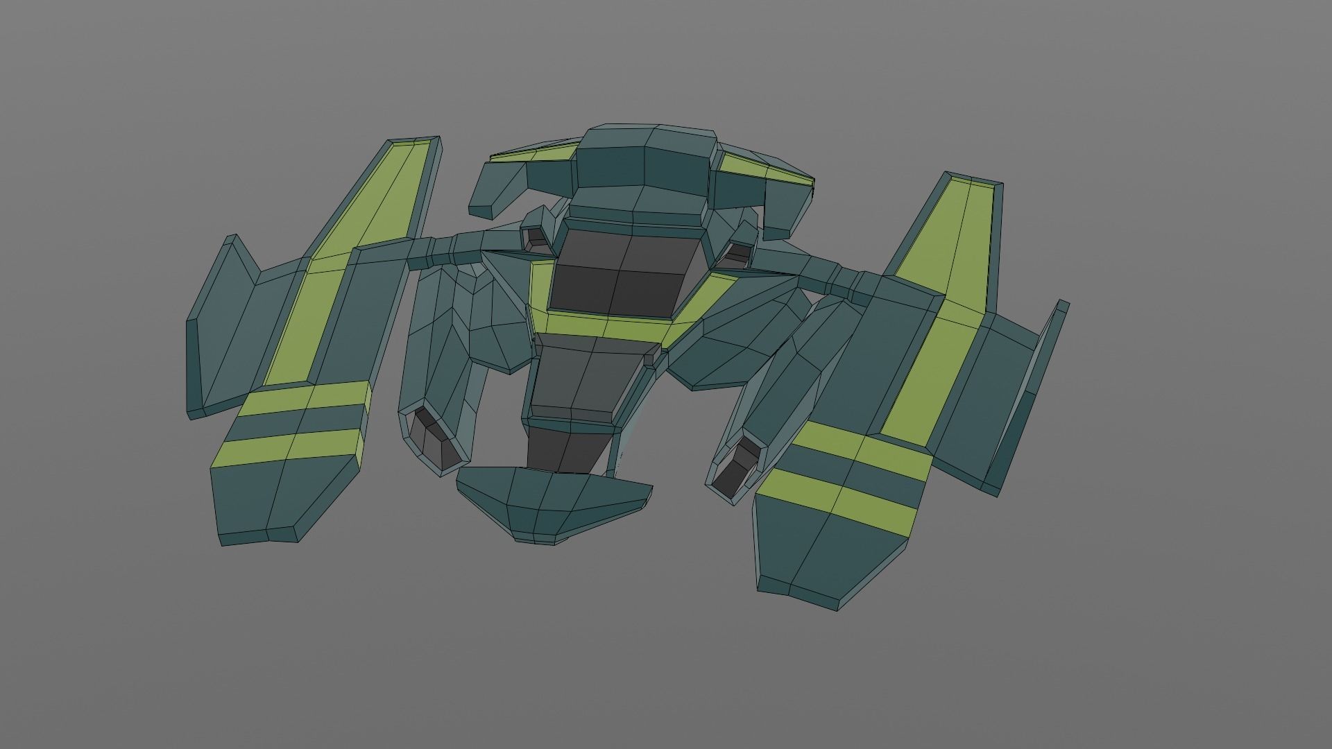 3D model Low poly Spaceship Low-poly 3D model VR / AR / low-poly | CGTrader