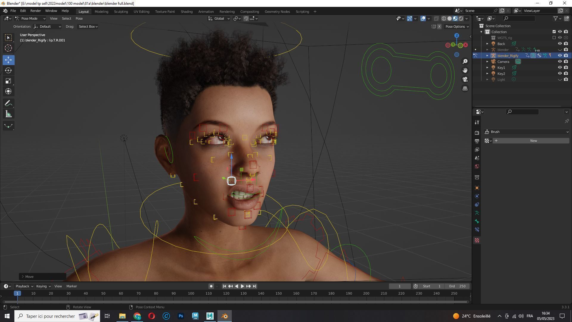 3D model Raven Steele Natural Woman VR / AR / low-poly | CGTrader