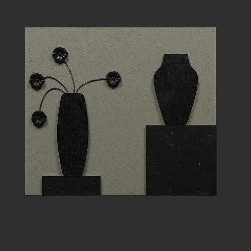 abstract leather portrait 3D model | CGTrader