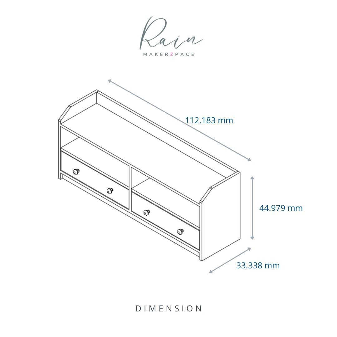 IKEA INSPIRED Hauga TV Unit Miniature Furniture 3D model 3D printable ...