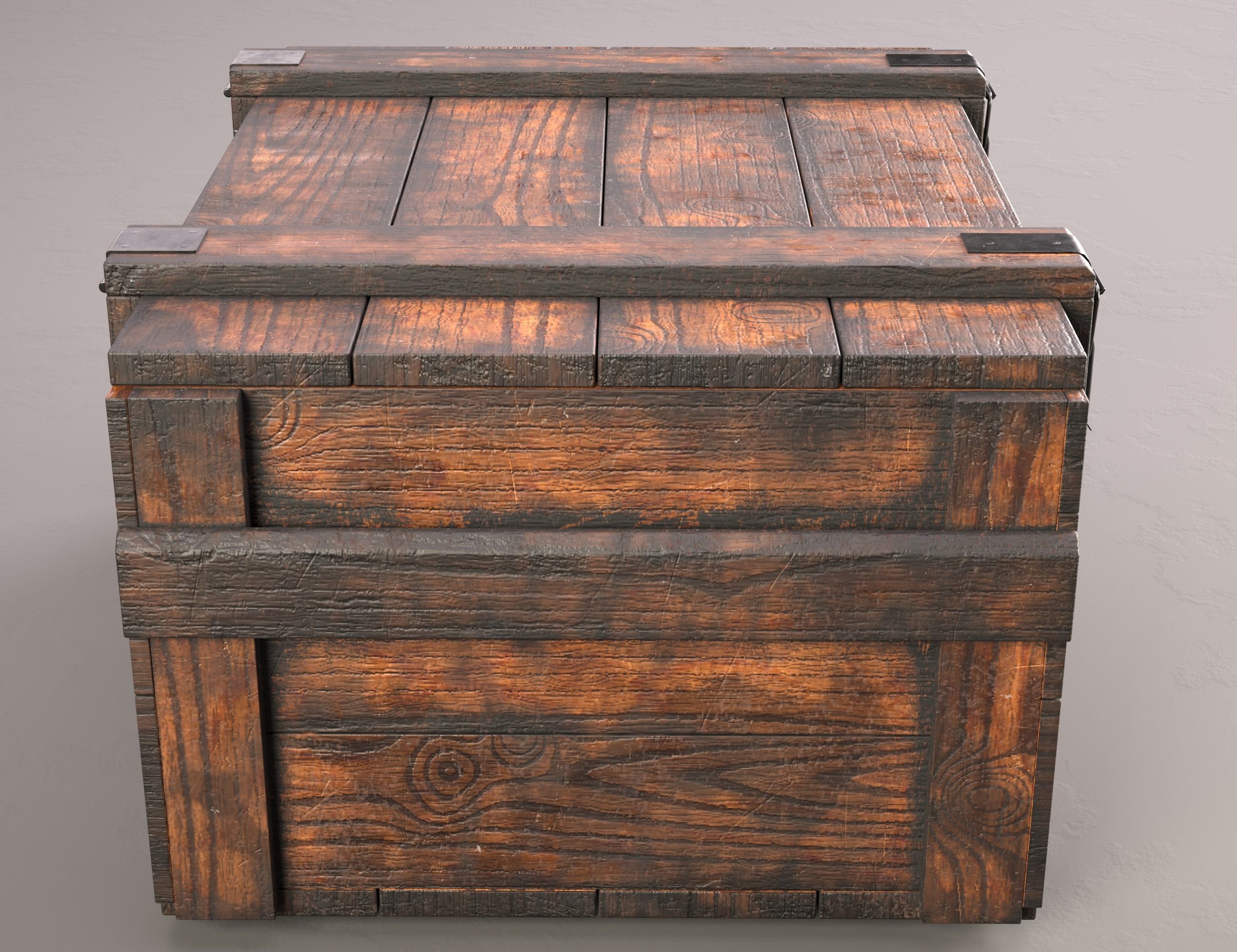 3D model Industrial wooden box VR / AR / low-poly | CGTrader