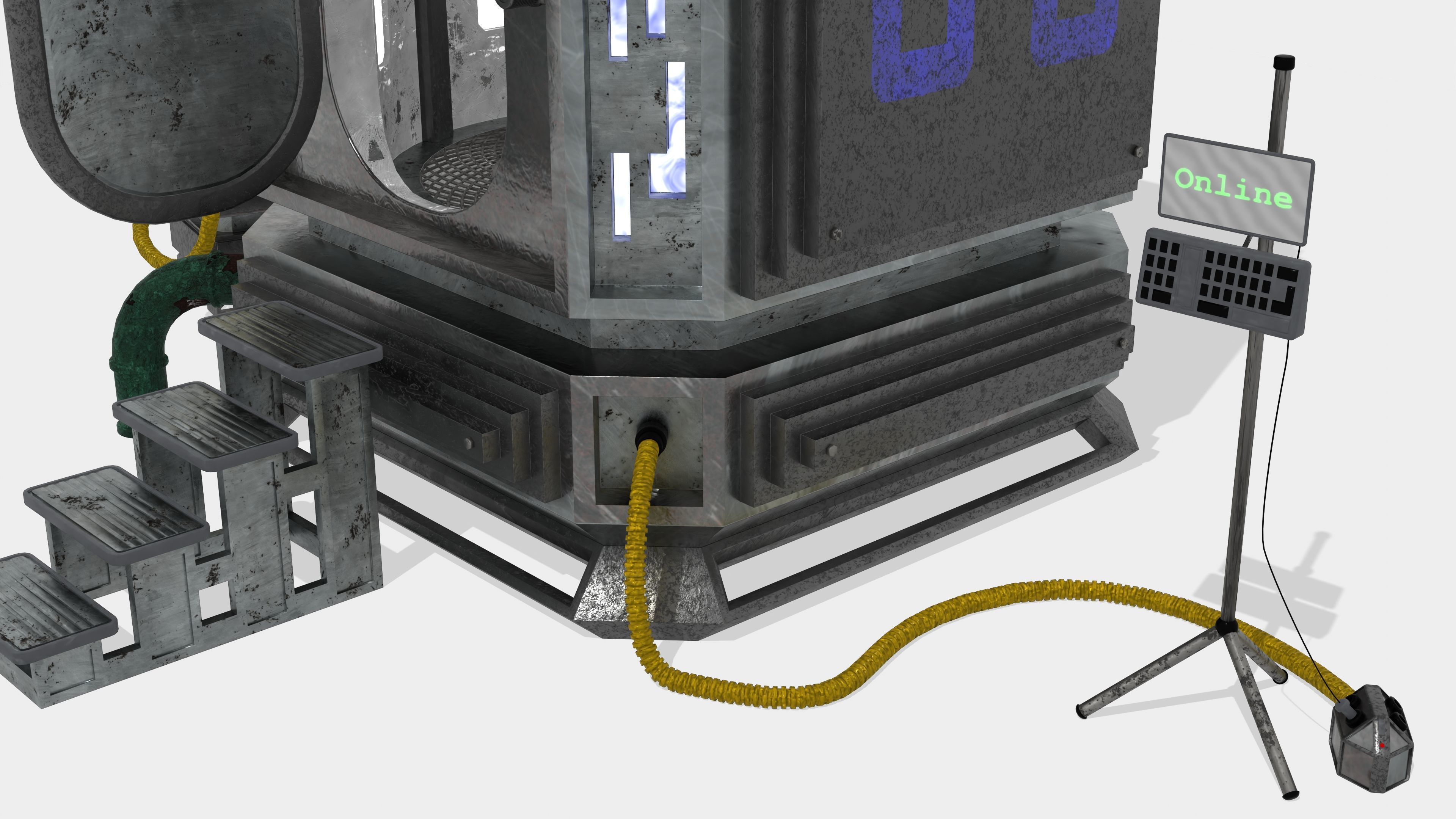 Experiment Chamber 3D model | CGTrader