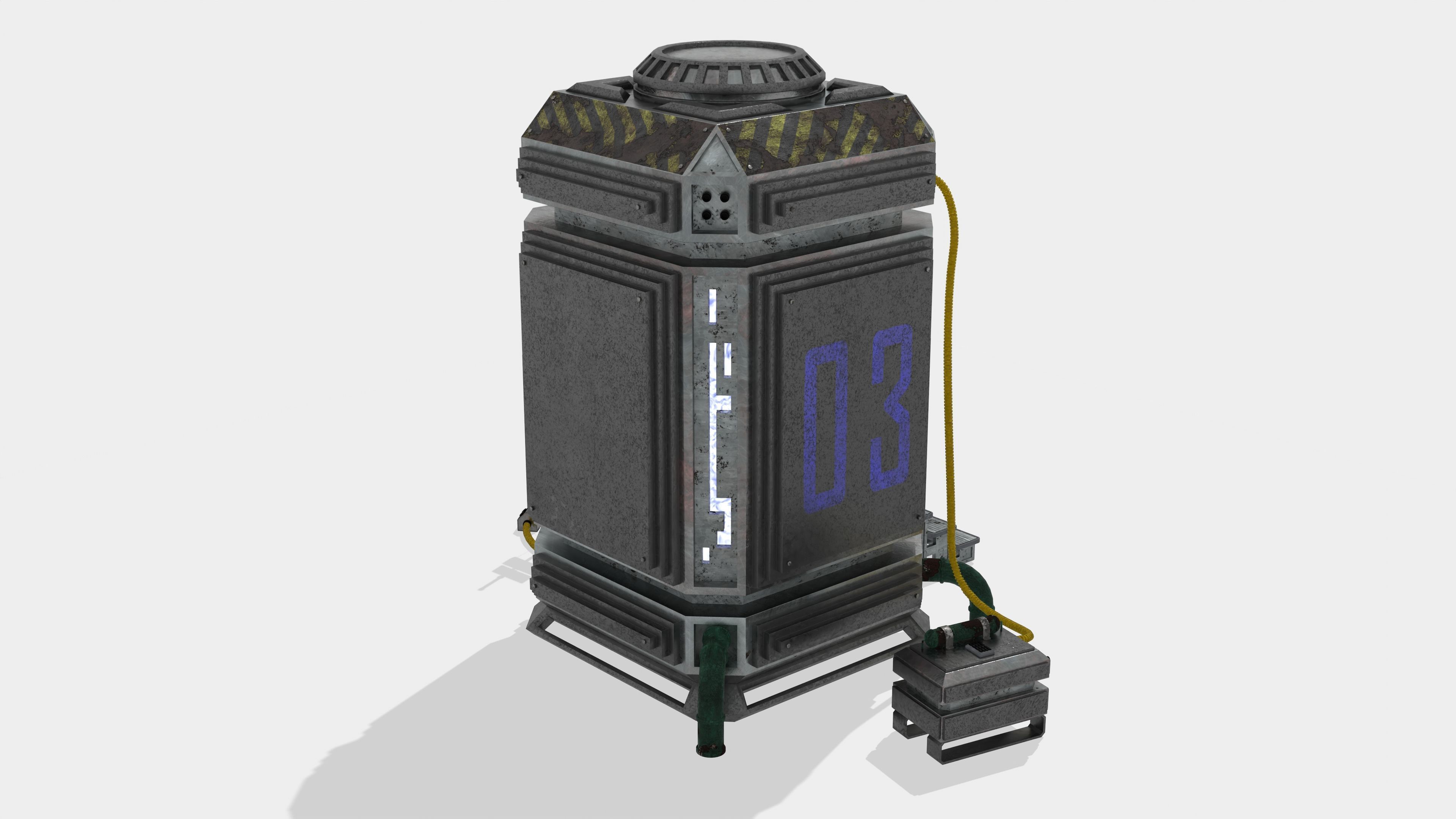 Experiment Chamber 3D model | CGTrader