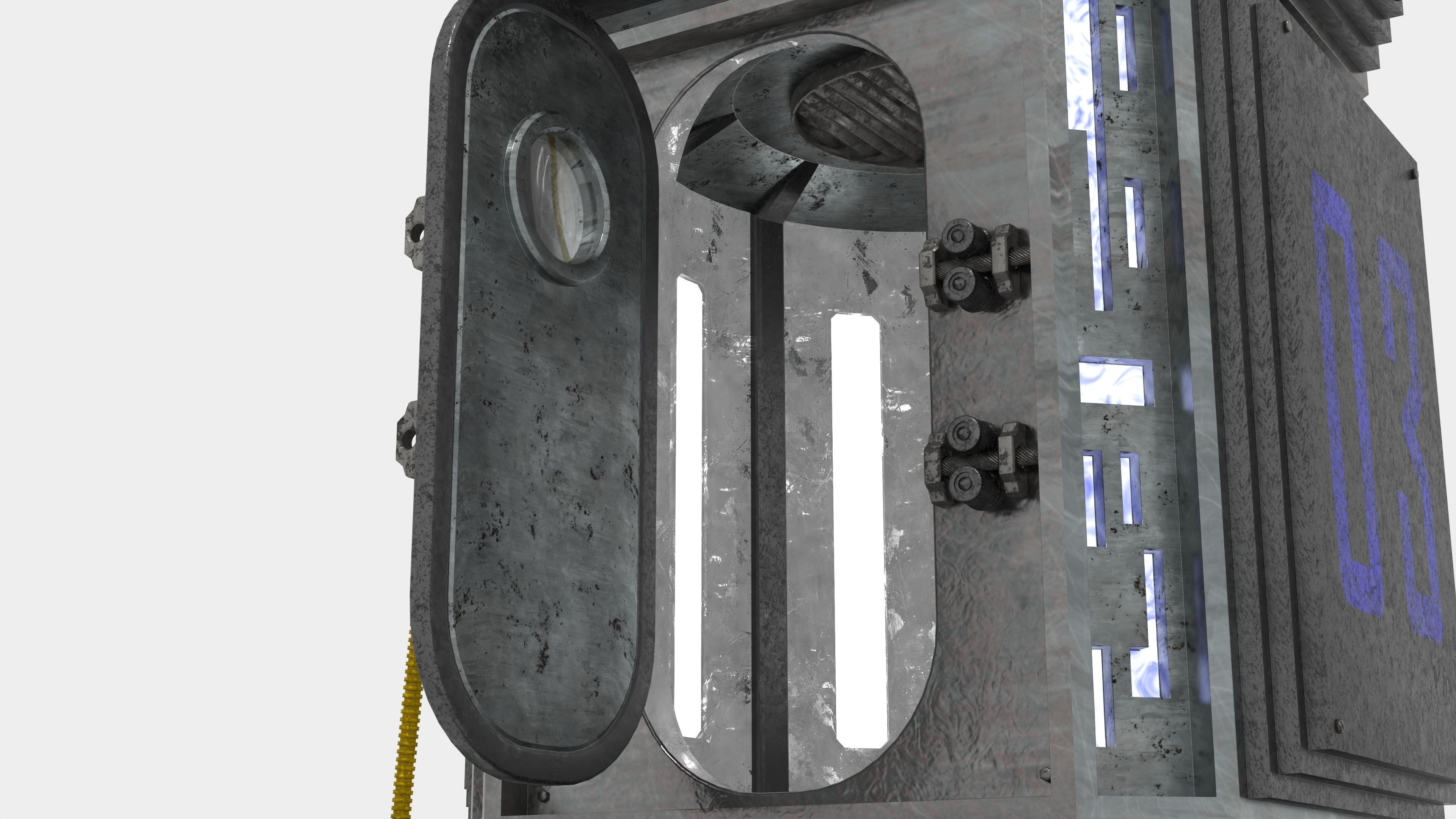 Experiment Chamber 3D model | CGTrader