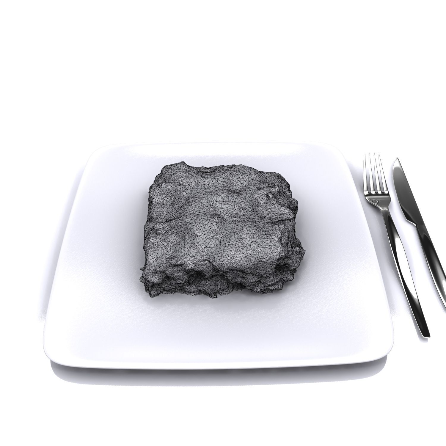 Lasagna cheesy in dish 3D model | CGTrader