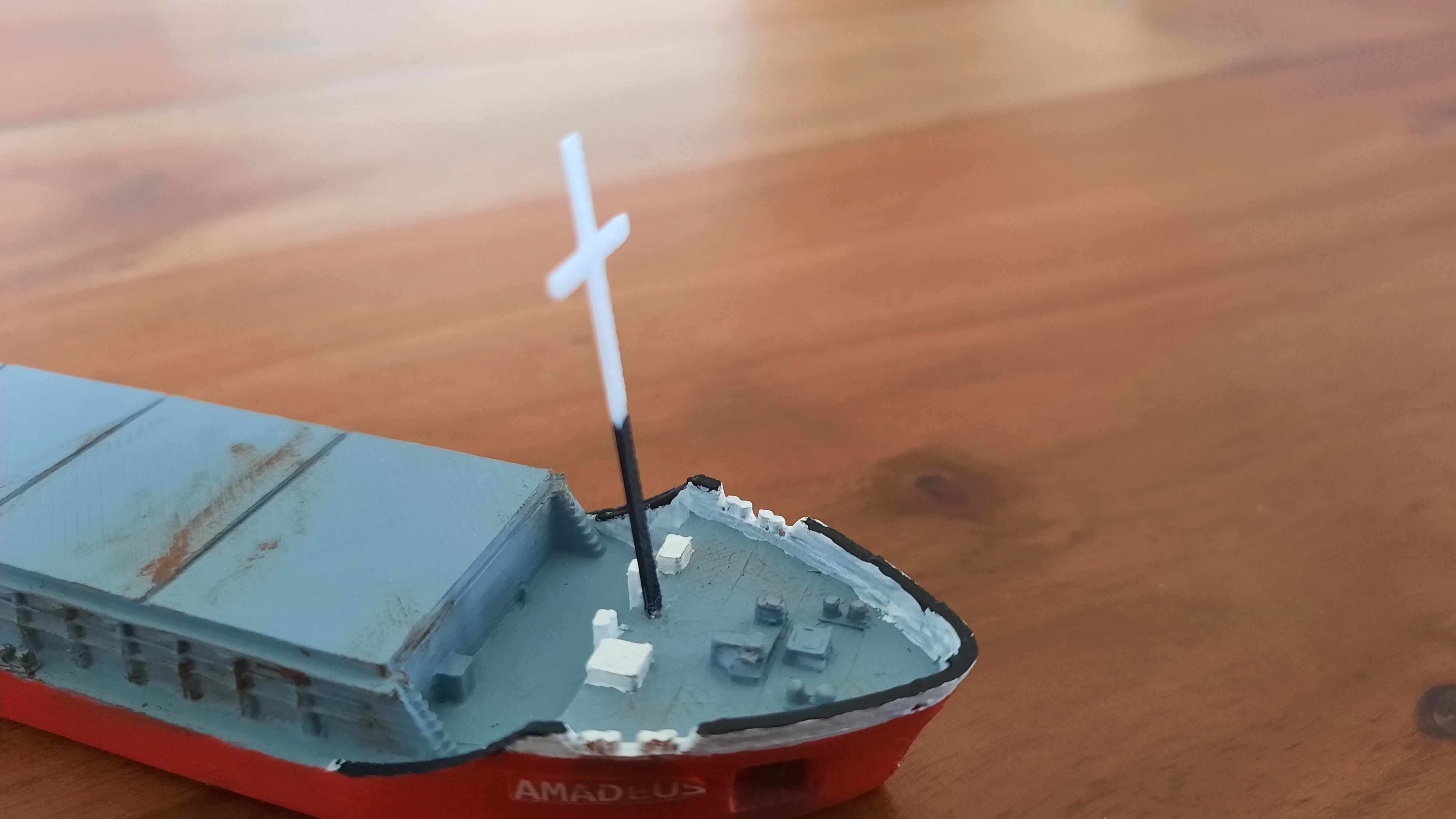 COASTAL CARGO SHIP WATERLINE MODEL - 3D MODEL FOR PRINTING 3D model 3D ...