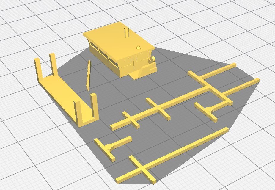 COASTAL CARGO SHIP WATERLINE MODEL - 3D MODEL FOR PRINTING 3D model 3D ...