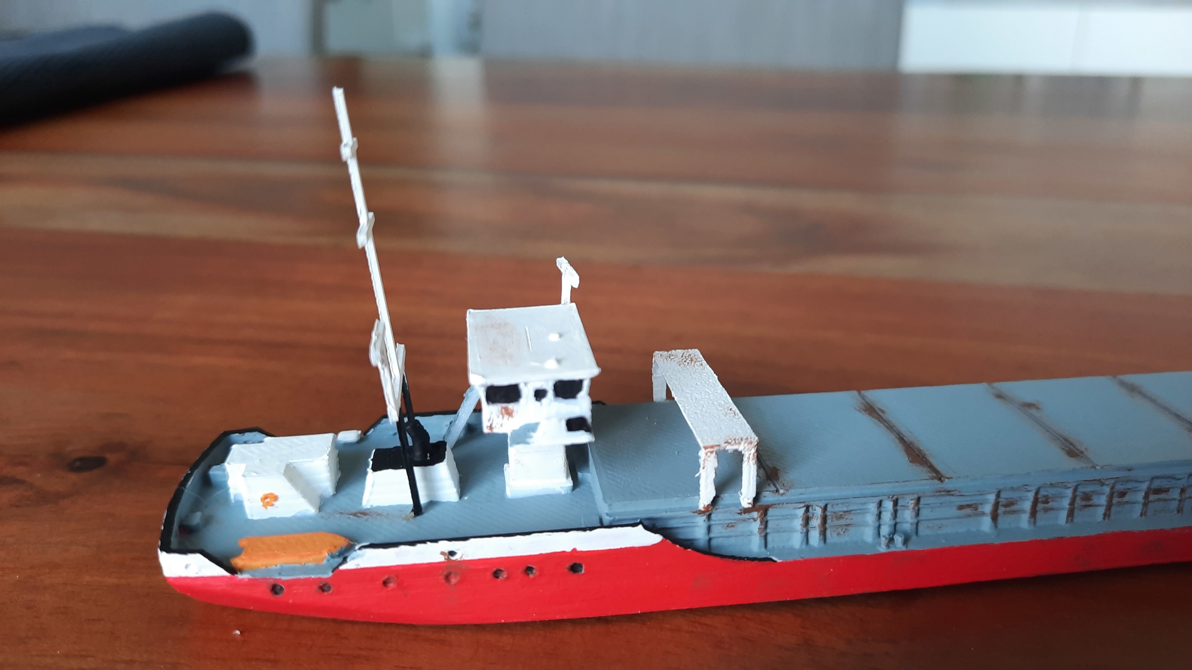 COASTAL CARGO SHIP WATERLINE MODEL - 3D MODEL FOR PRINTING 3D model 3D ...