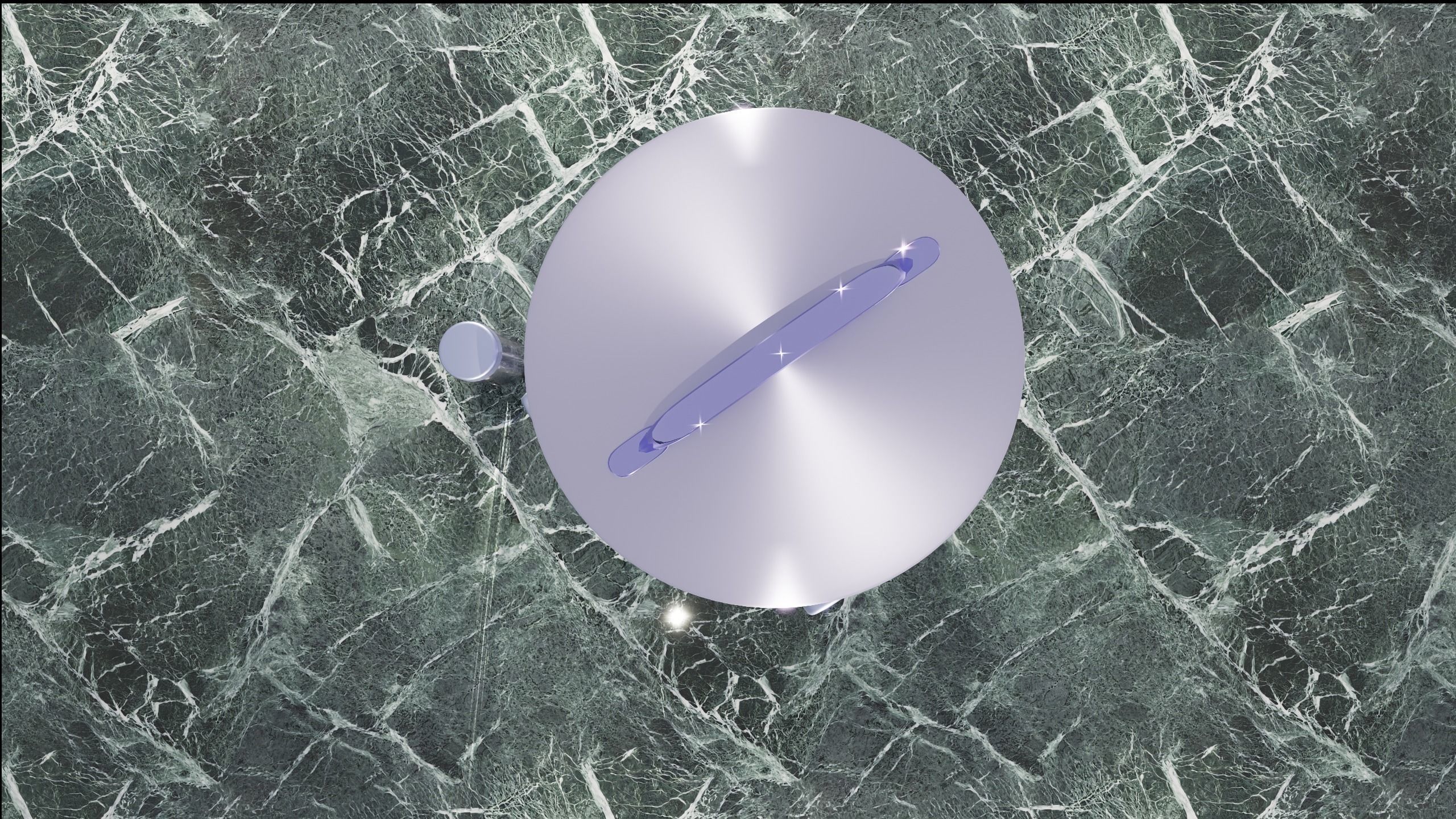 Rotating stainless glass bottle spice rack 3D model | CGTrader