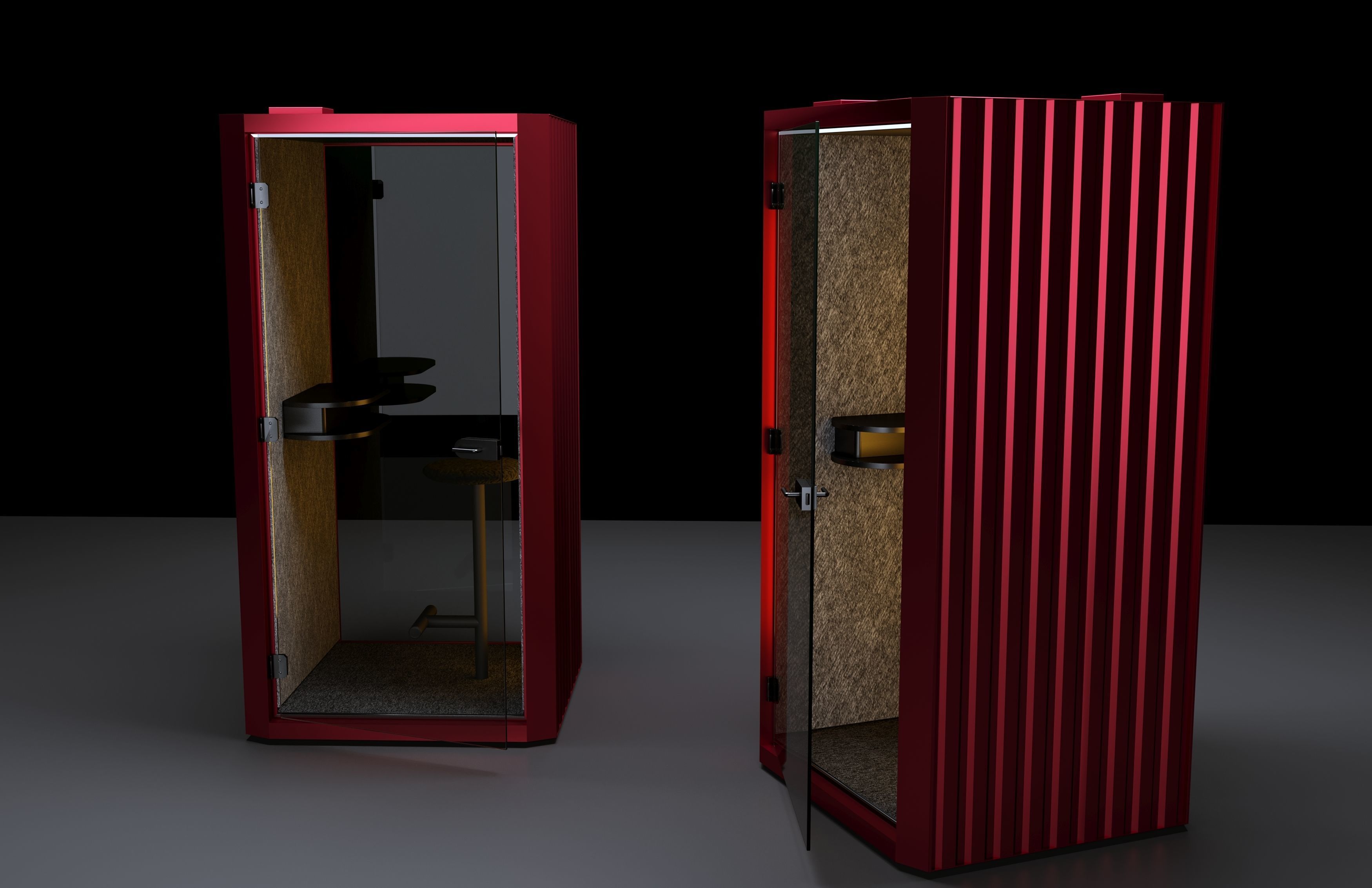 Acoustic cabin free 3D model | CGTrader