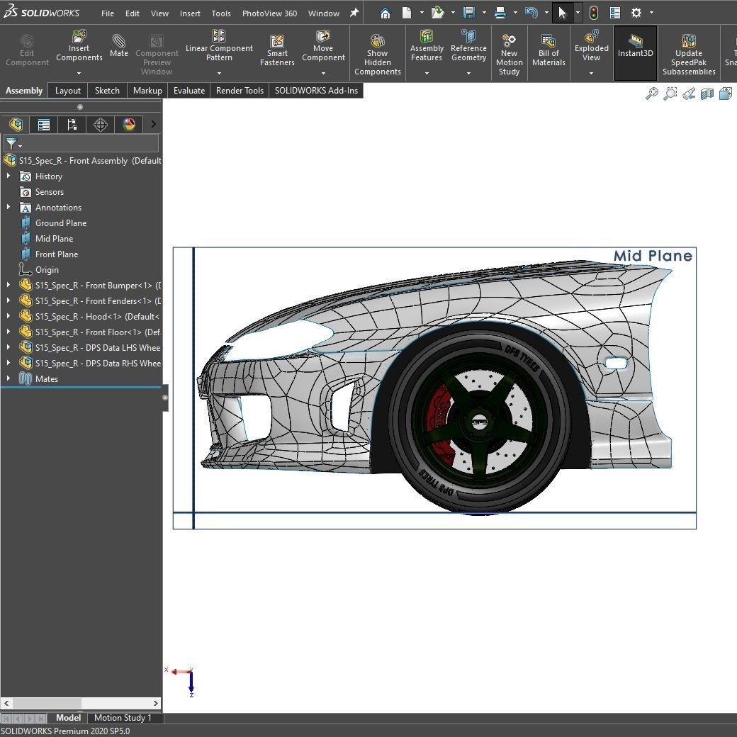 S15 Spec R Front Assembly Exterior Surfaces - 3D Laser-Scanned 3D model ...