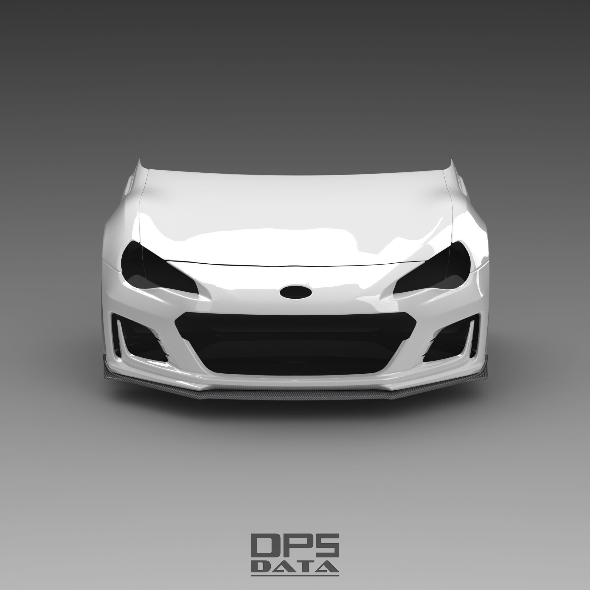 BRZ ZC6 Front Assembly Exterior Surface - 3D Laser-Scanned 3D model ...
