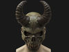 Demon Scull Mask - mobile jaw 3D model 3D printable | CGTrader